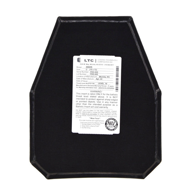 Shellback Tactical 10 x 12 Triple-Curve Swimmer Cut Level IV Hard Armo ...
