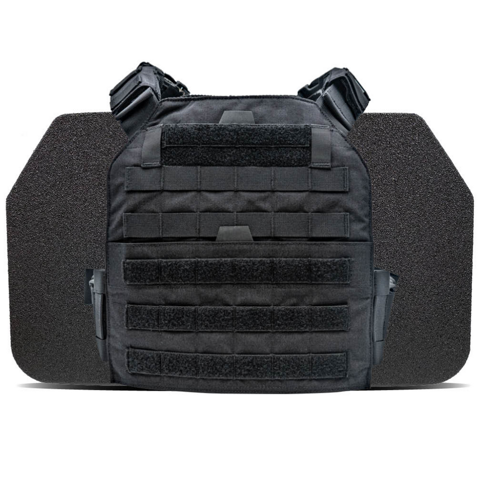 Body Armor Direct Advanced Adjustable Body Armor Plate Carrier Black ...